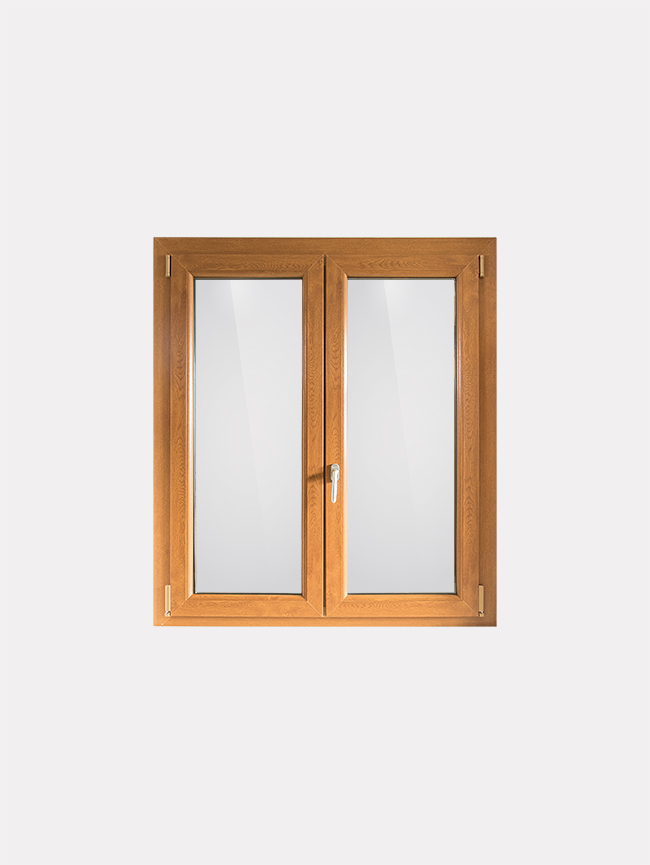 Finestra finitura Golden Oak – Fabbroni serramenti